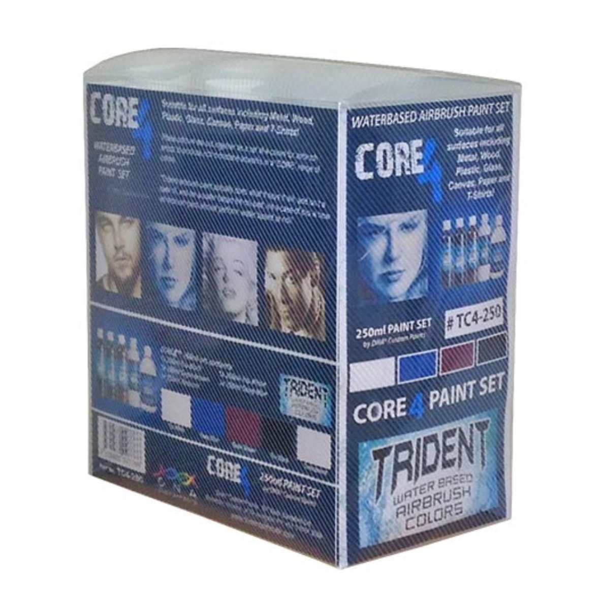 TC4 Trident Core 4 Airbrush Paint Set – Airbrush Asylum