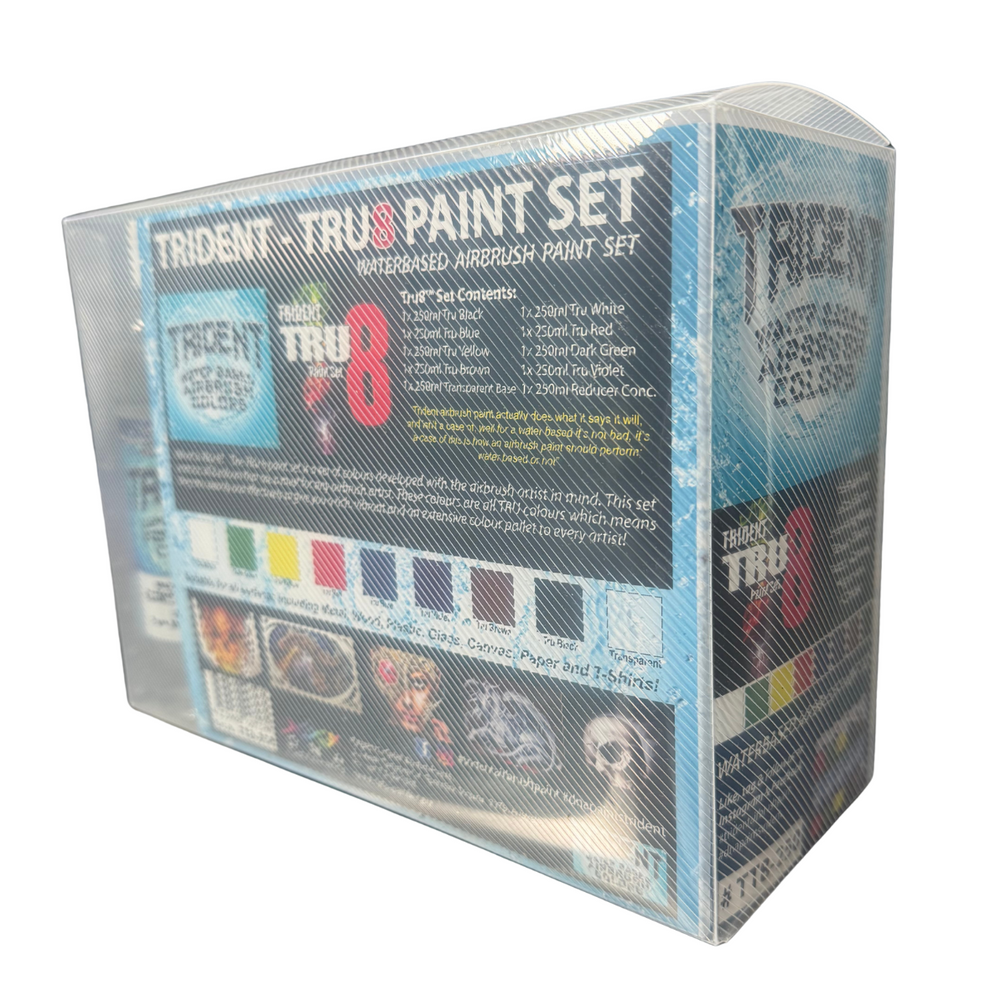 Tru 8 Trident Airbrush Paint Set – Airbrush Asylum